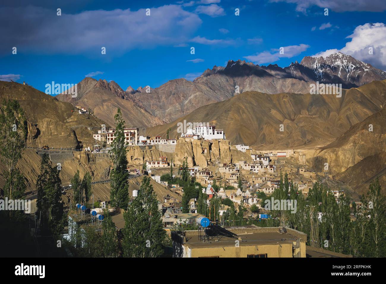 The monastery at Ladakh India Stock Photo - Alamy