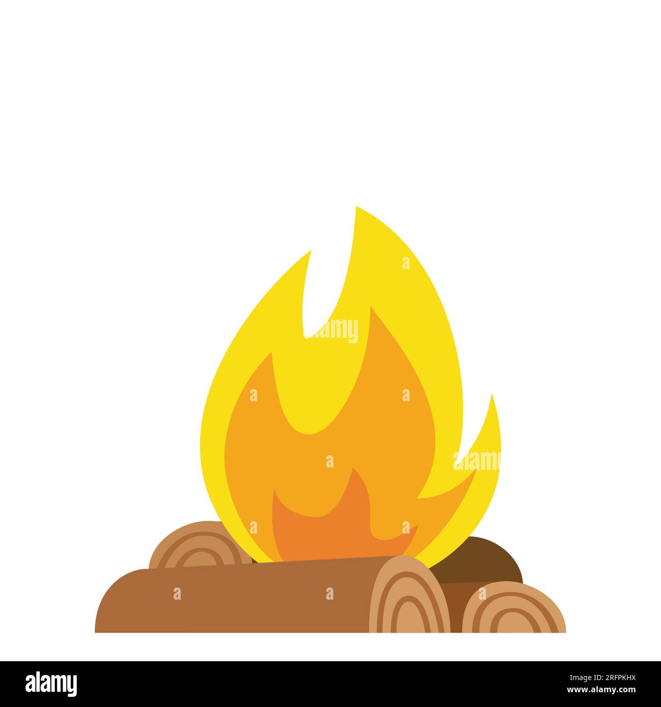 Campfire Vector Illustration