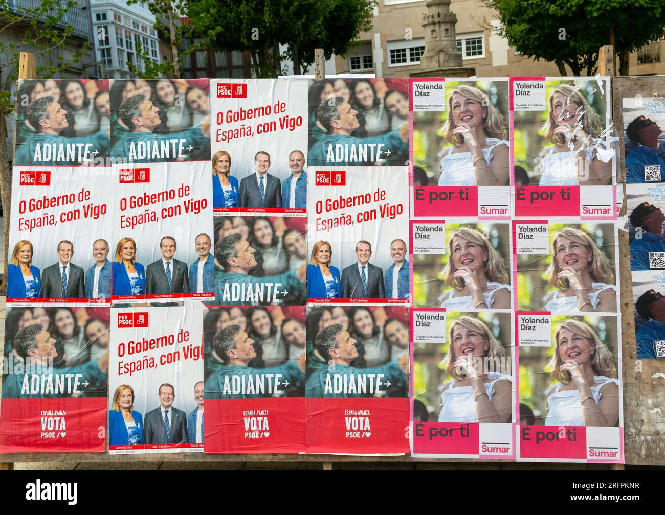 Political posters of different parties standing in general and local ...