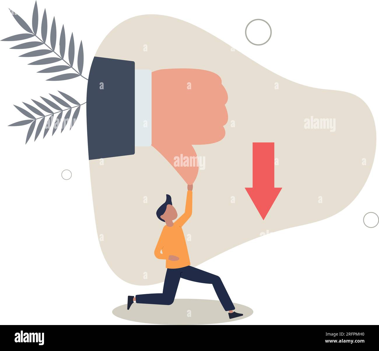 Customer complaint or bad reputation, disappointment from mistake or ...