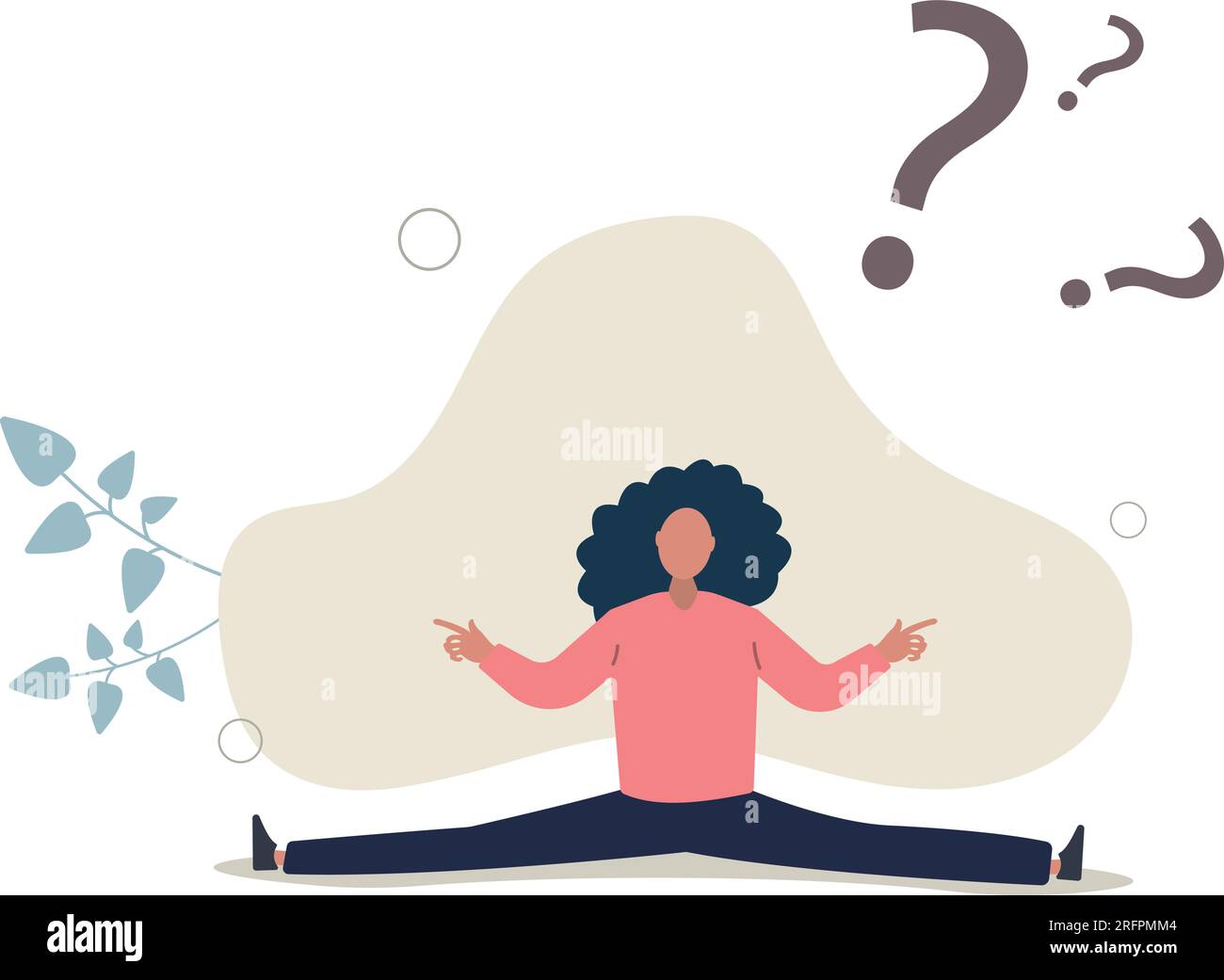 Business doubt choice, make decision on work direction, choose career ...