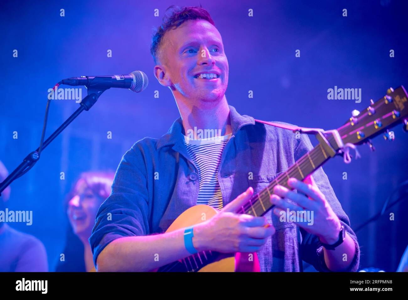 Edinburgh, Scotland. Fri 4 August 2023. Scottish band Randolph’s Leap ...