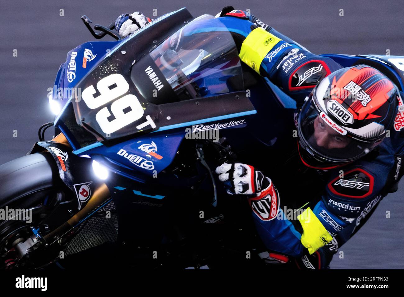 Suzuka, Japan, 4 August, 2023. Florian Marino of France on the Team KM ...