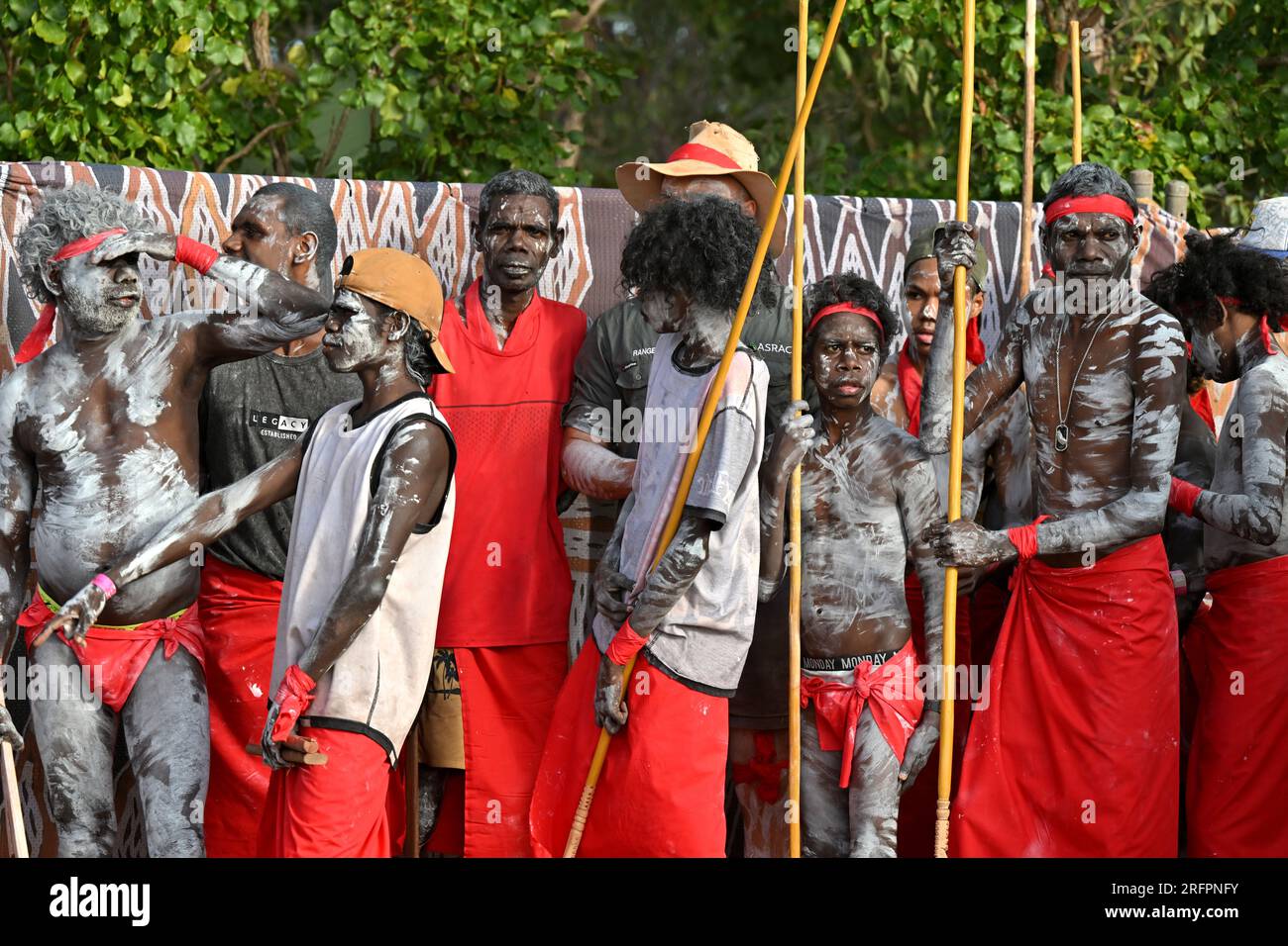 Darwin, Australia. 05th Aug, 2023. Members of the Yolngu people from ...
