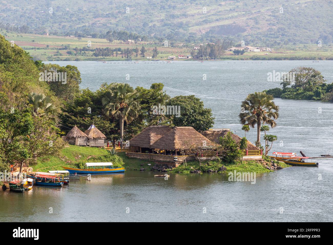 Views of the nascent Nile, where Lake Victoria sheds its overflow ...