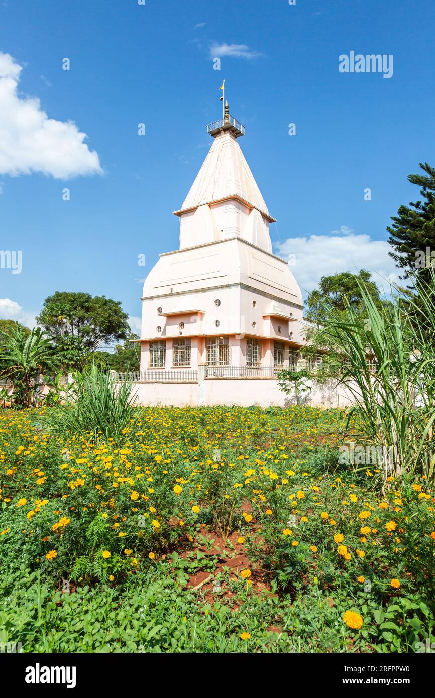 Hindu temple (Mandir) located at Mahatma Gandhi roundabout in Jinja ...