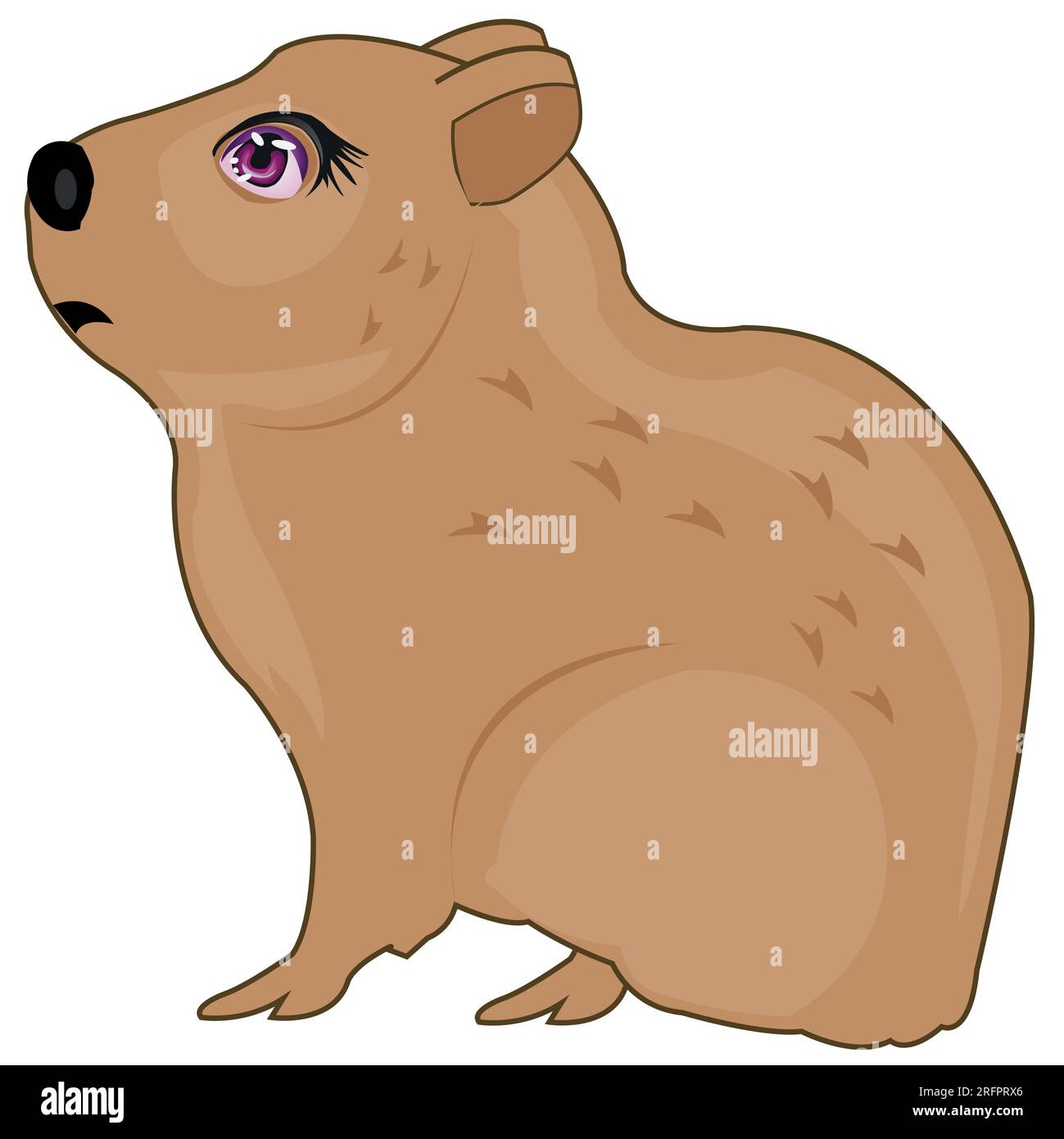 Cartoon capybara Cut Out Stock Images & Pictures - Alamy