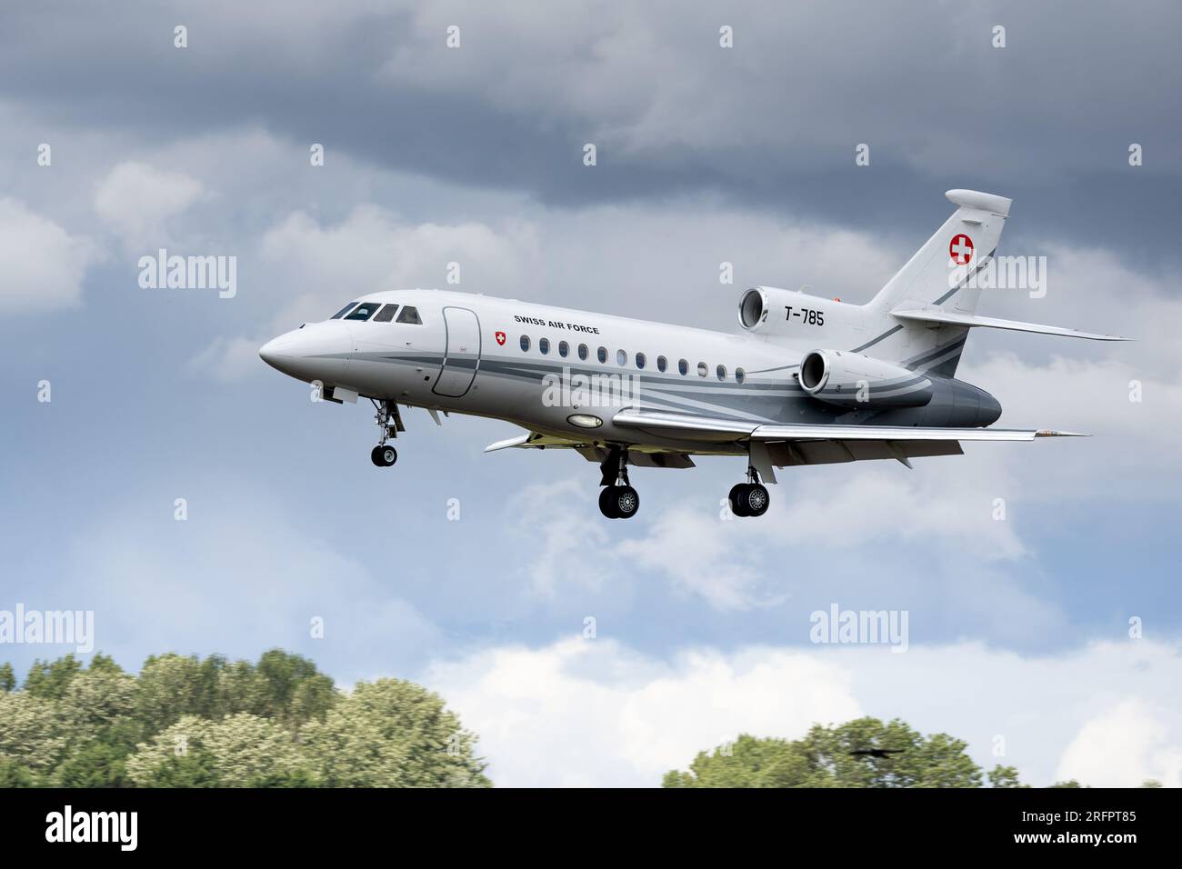 Swiss Air Force - Dassault Falcon 900EX, arriving at RAF Fairford for ...