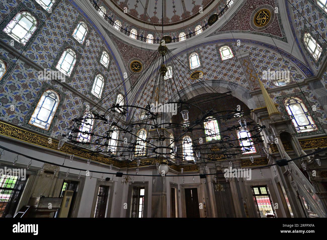 Located in Istanbul, Turkey, the Great Selimiye Mosque was built in ...