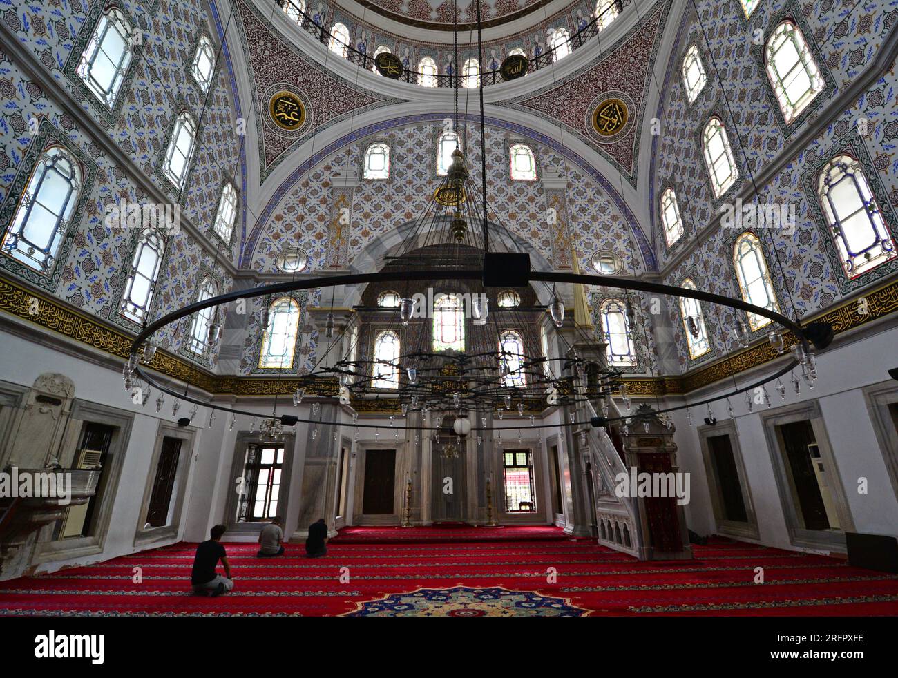 Located in Istanbul, Turkey, the Great Selimiye Mosque was built in ...