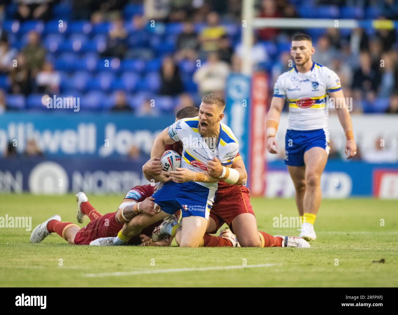 Warrington, Cheshire, England 4th August 2023. Warrington Wolves Matt ...