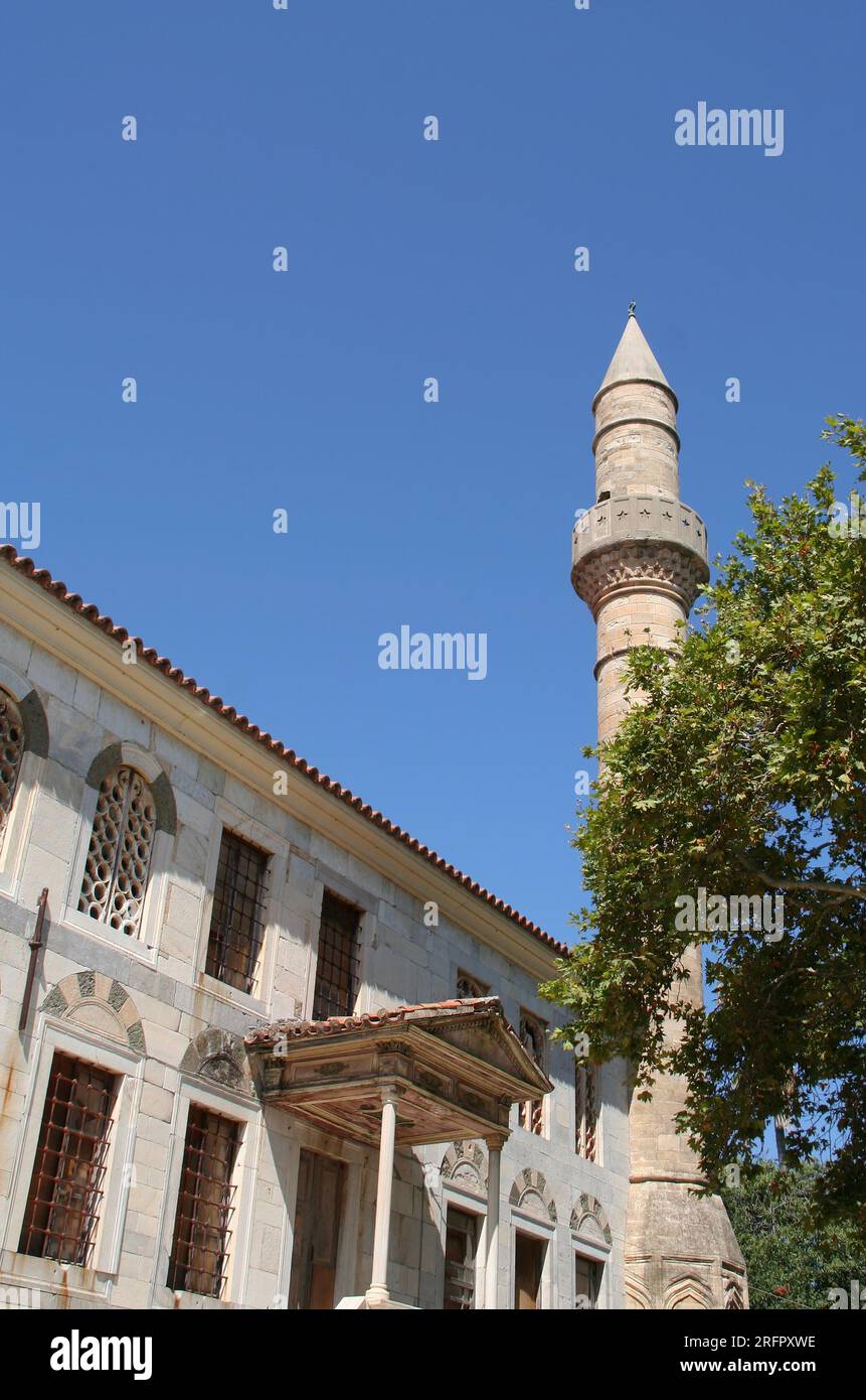 Old Ottoman era Mosque with Minaret in Kos, Greece Stock Photo - Alamy