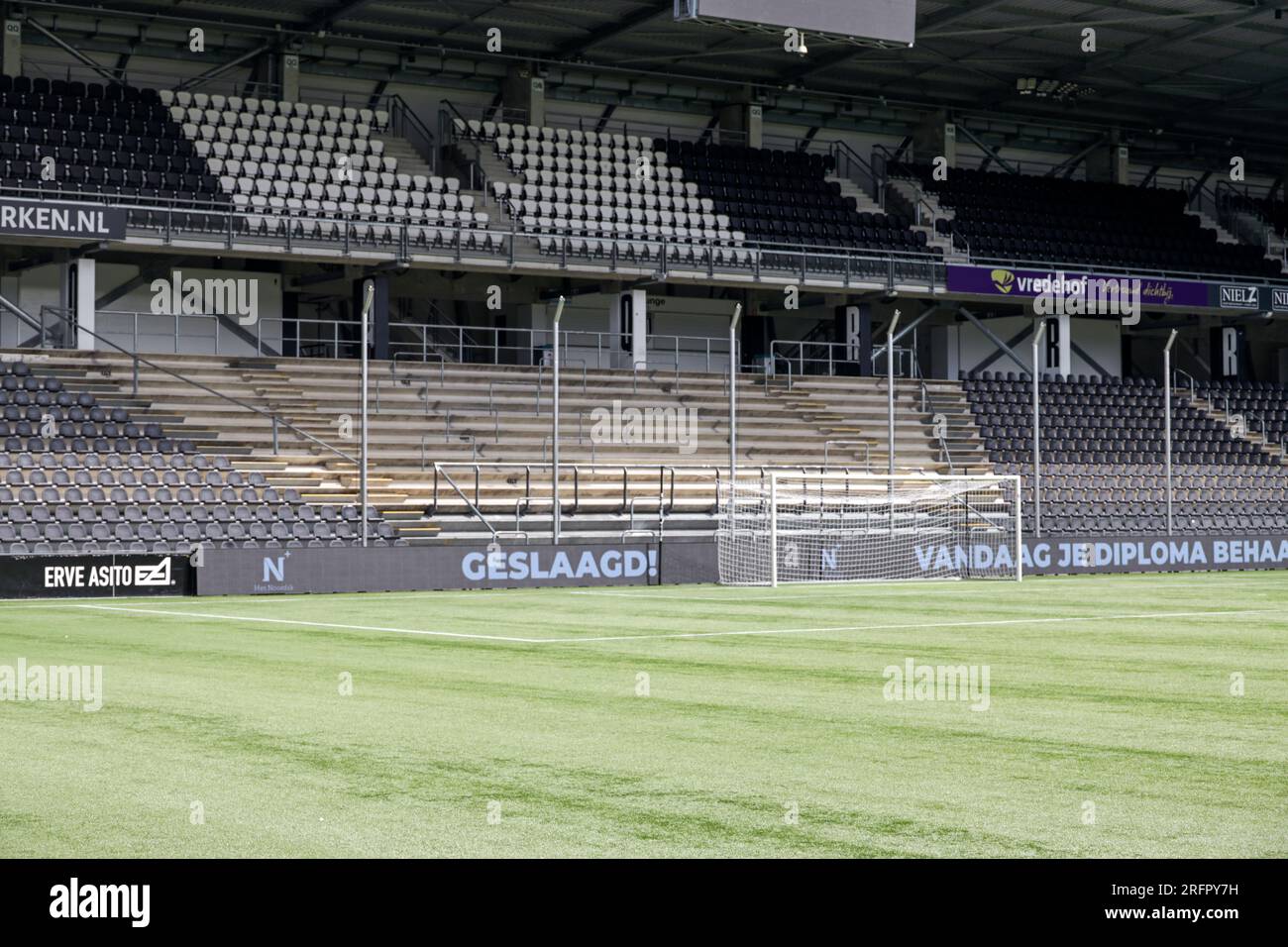 Erve Asito stadium in Almelo, home of Heracles footbal team with ...