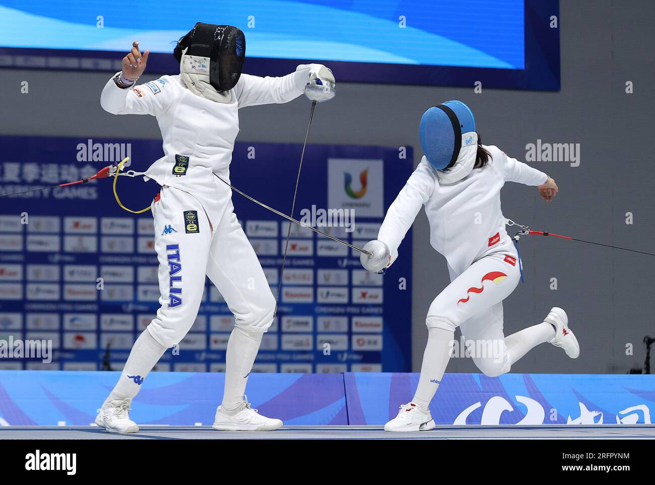 Chengdu, China's Sichuan Province. 5th Aug, 2023. China's Tang Junyao ...