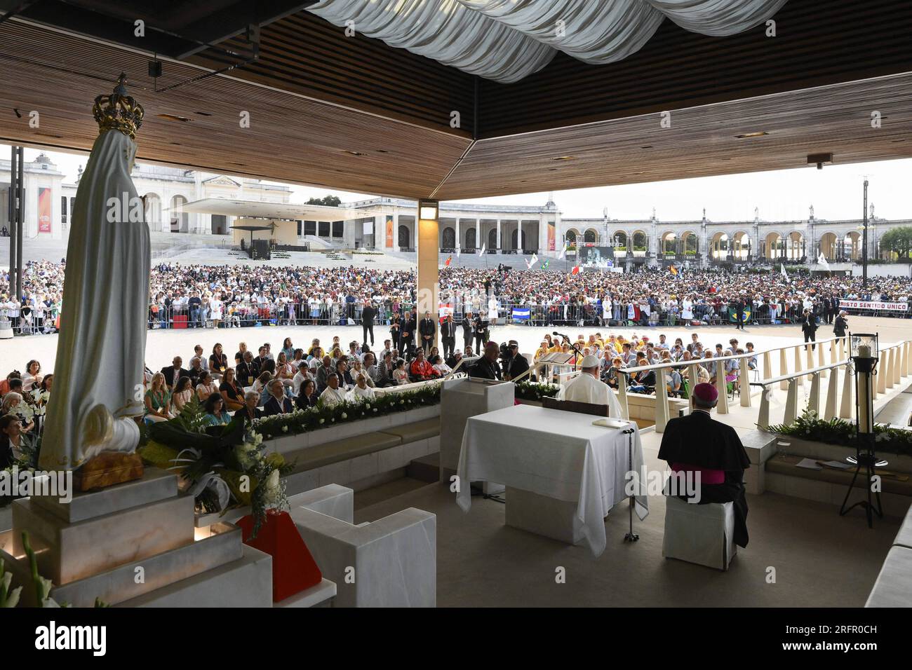 Fatima, Portugal. 05th Aug, 2023. Pope Francis visits the Shrine of Our ...