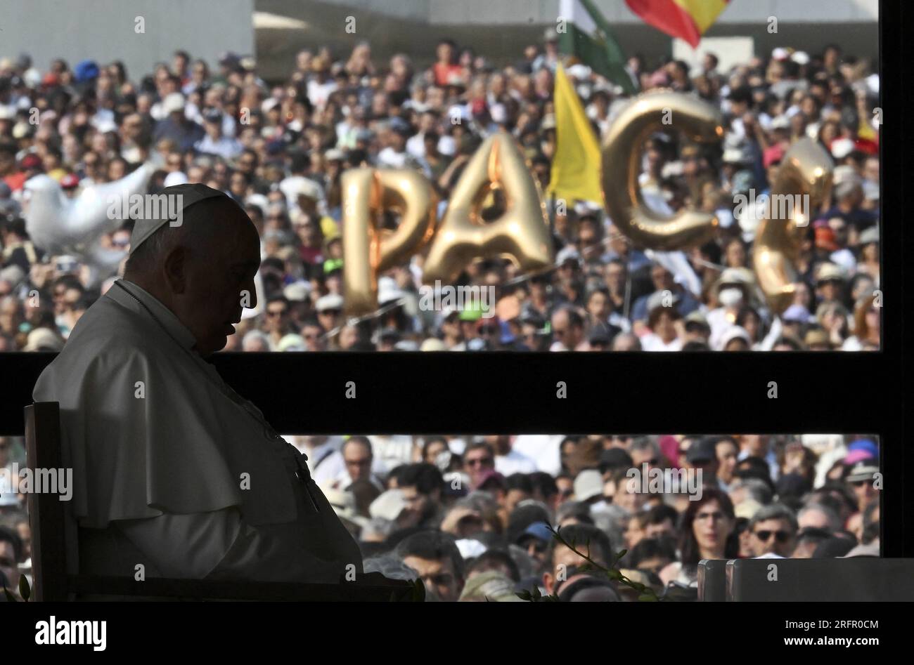 Fatima, Portugal. 05th Aug, 2023. Pope Francis visits the Shrine of Our ...