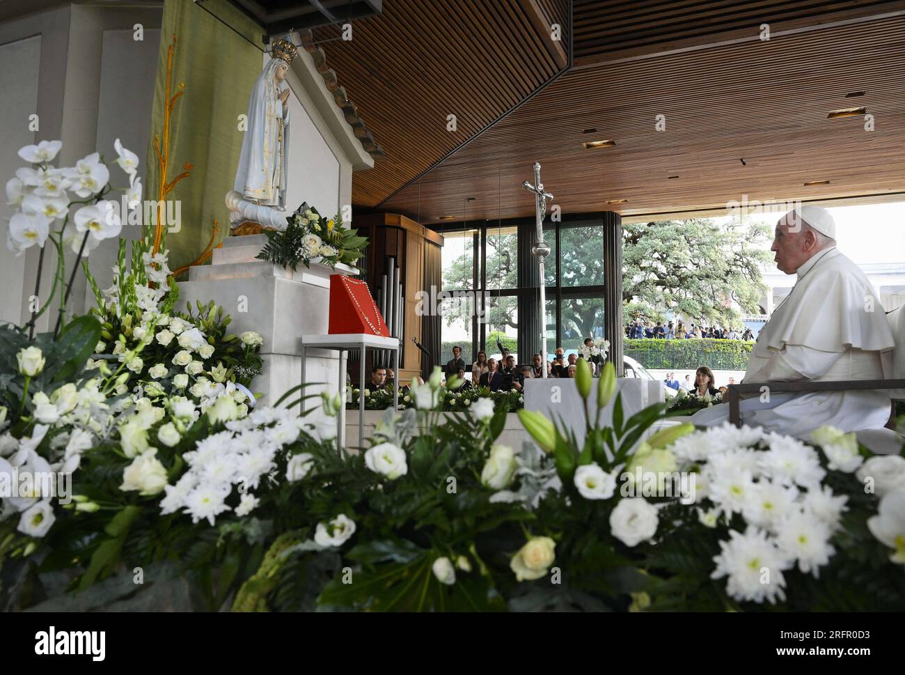 Fatima, Portugal. 05th Aug, 2023. Pope Francis visits the Shrine of Our ...