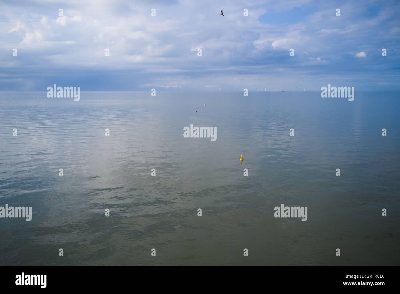 Seascape at Tankerton Bay, Whitstable Kent Stock Photo - Alamy