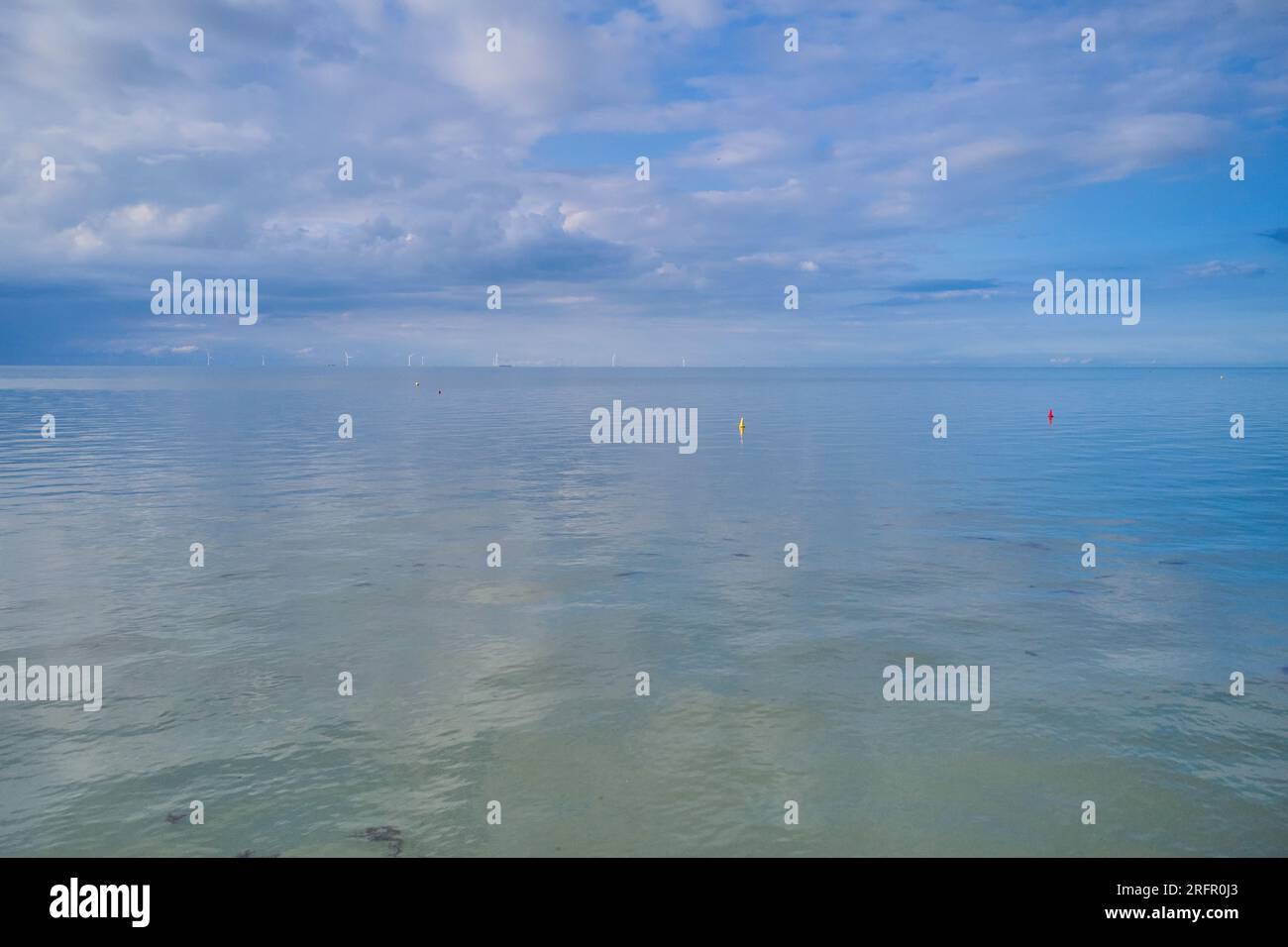Seascape at Tankerton Bay, Whitstable Kent Stock Photo - Alamy