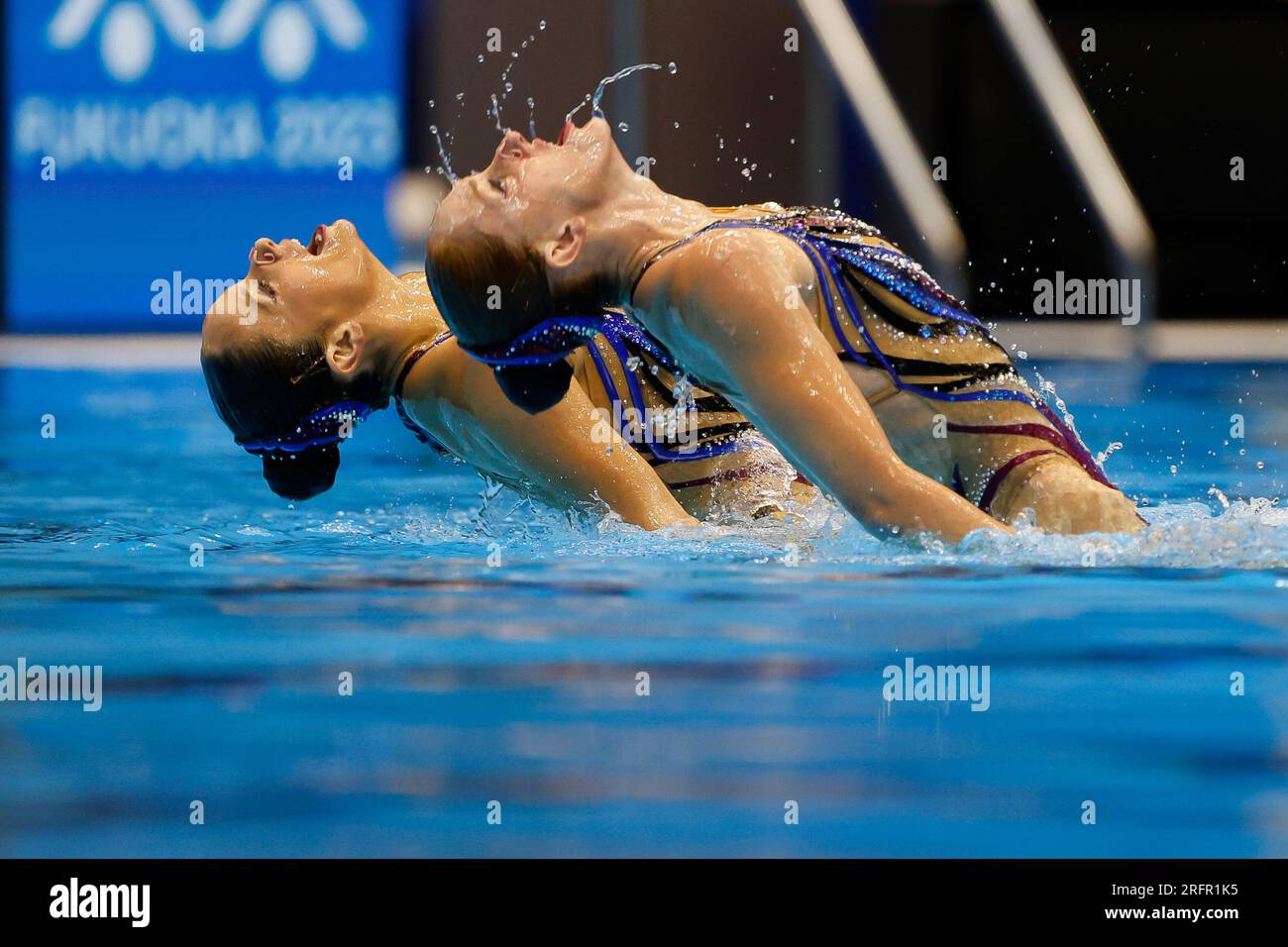 Fukuoka, Japan. 14 July, 2023: Eva Morris and Eden Worsley of New ...