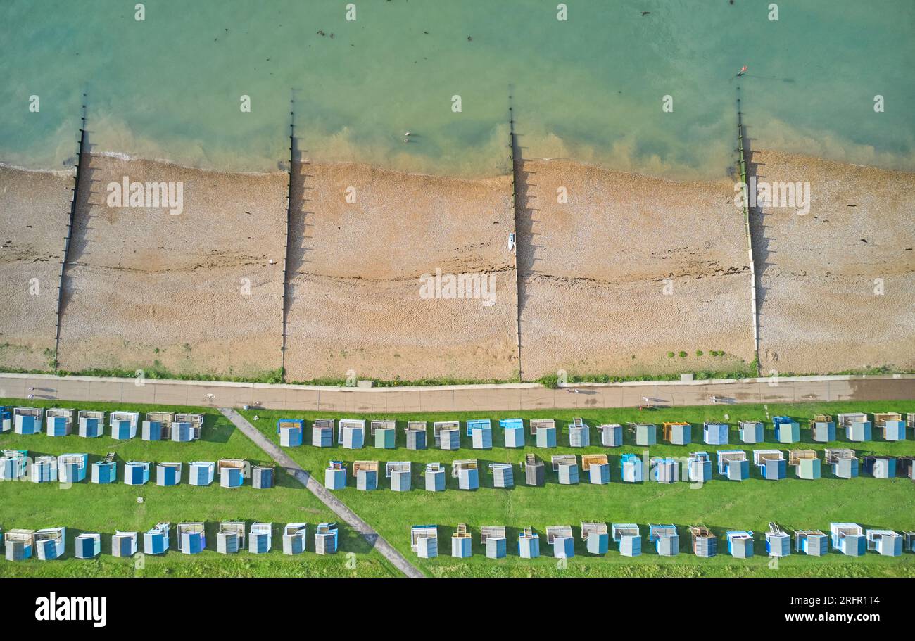 Tankerton Bay Slopes and Beach Tankerton Whitstable Kent Stock Photo ...