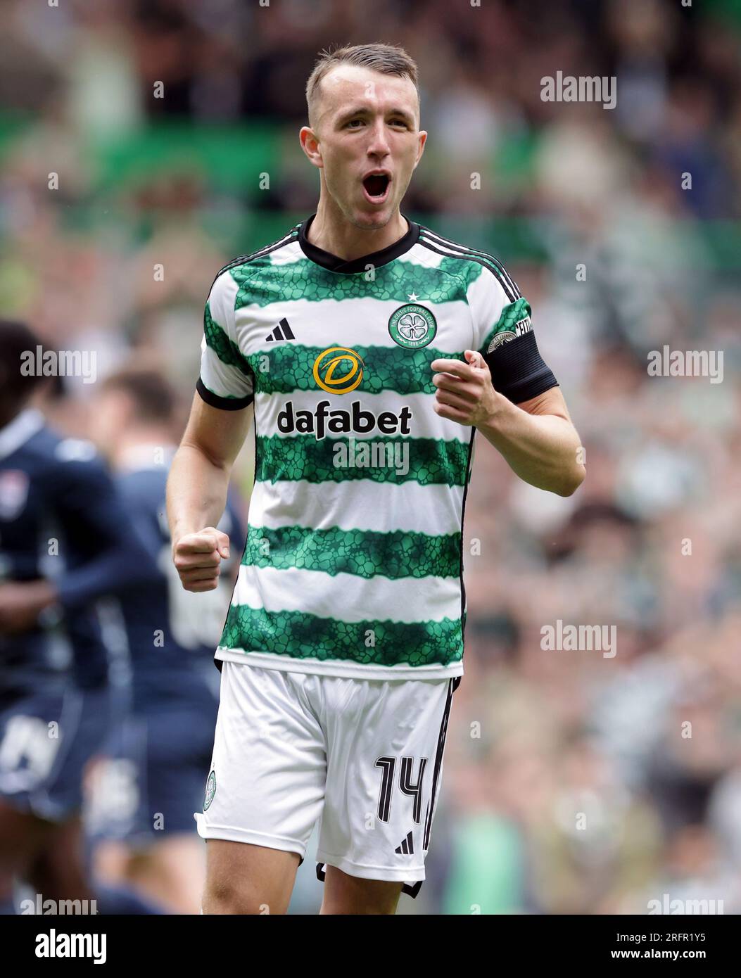 Celtic’s David Turnbull celebrates scoring their side's first goal of ...