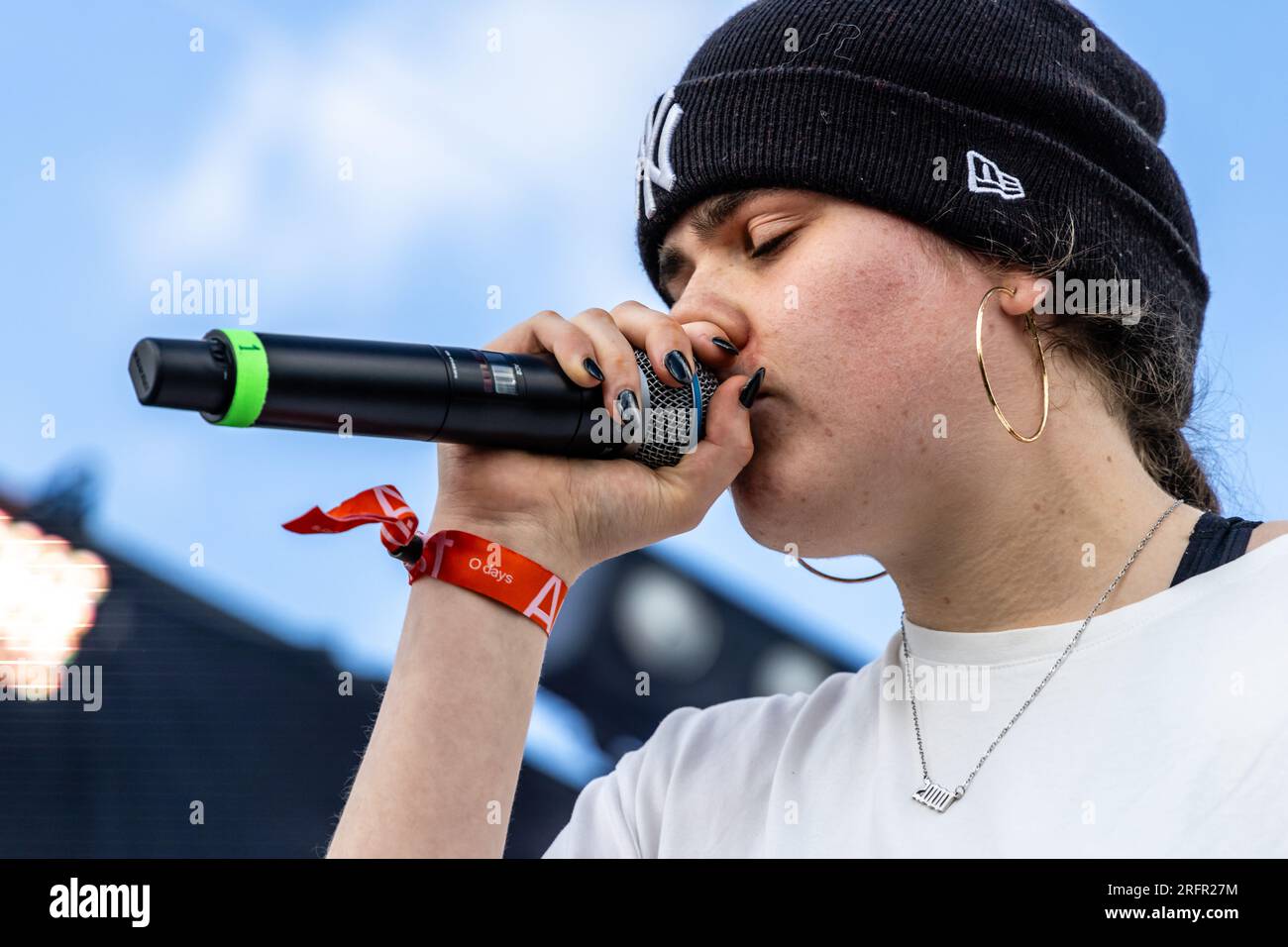 Copenhagen, Denmark. 04th Aug, 2023. The English singer Venbee performs ...