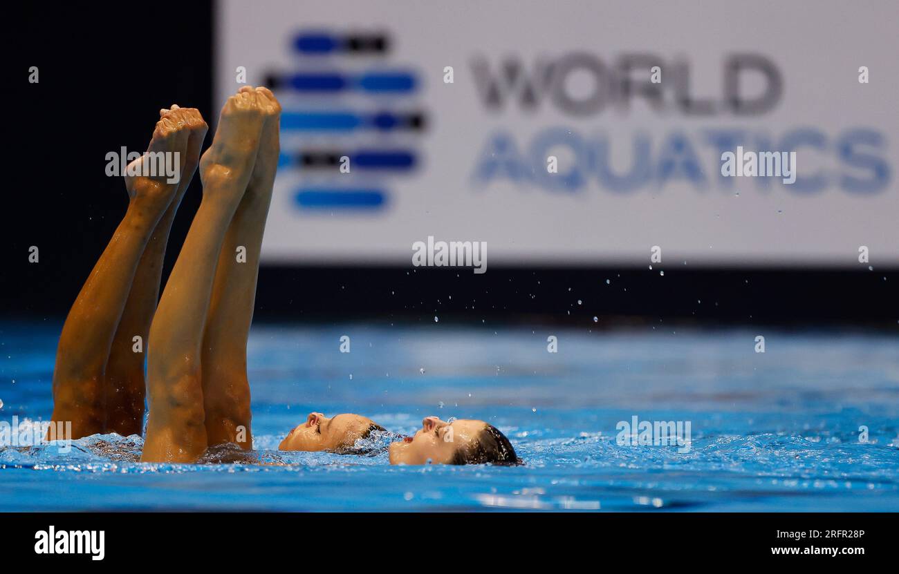 Fukuoka, Japan. 14 July, 2023: Megumi Field and Ruby remark of United ...