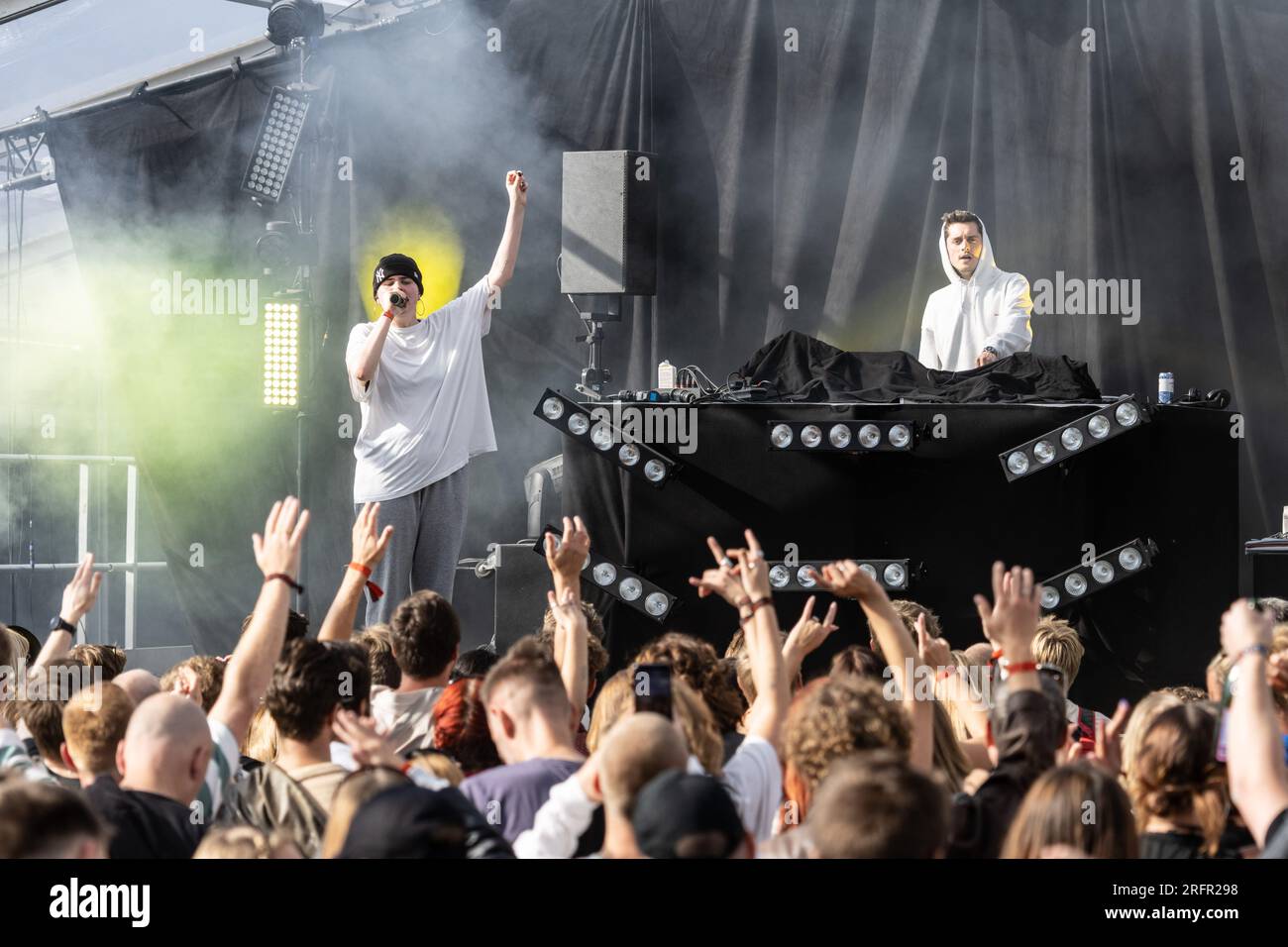 Copenhagen, Denmark. 04th Aug, 2023. The English singer Venbee performs ...