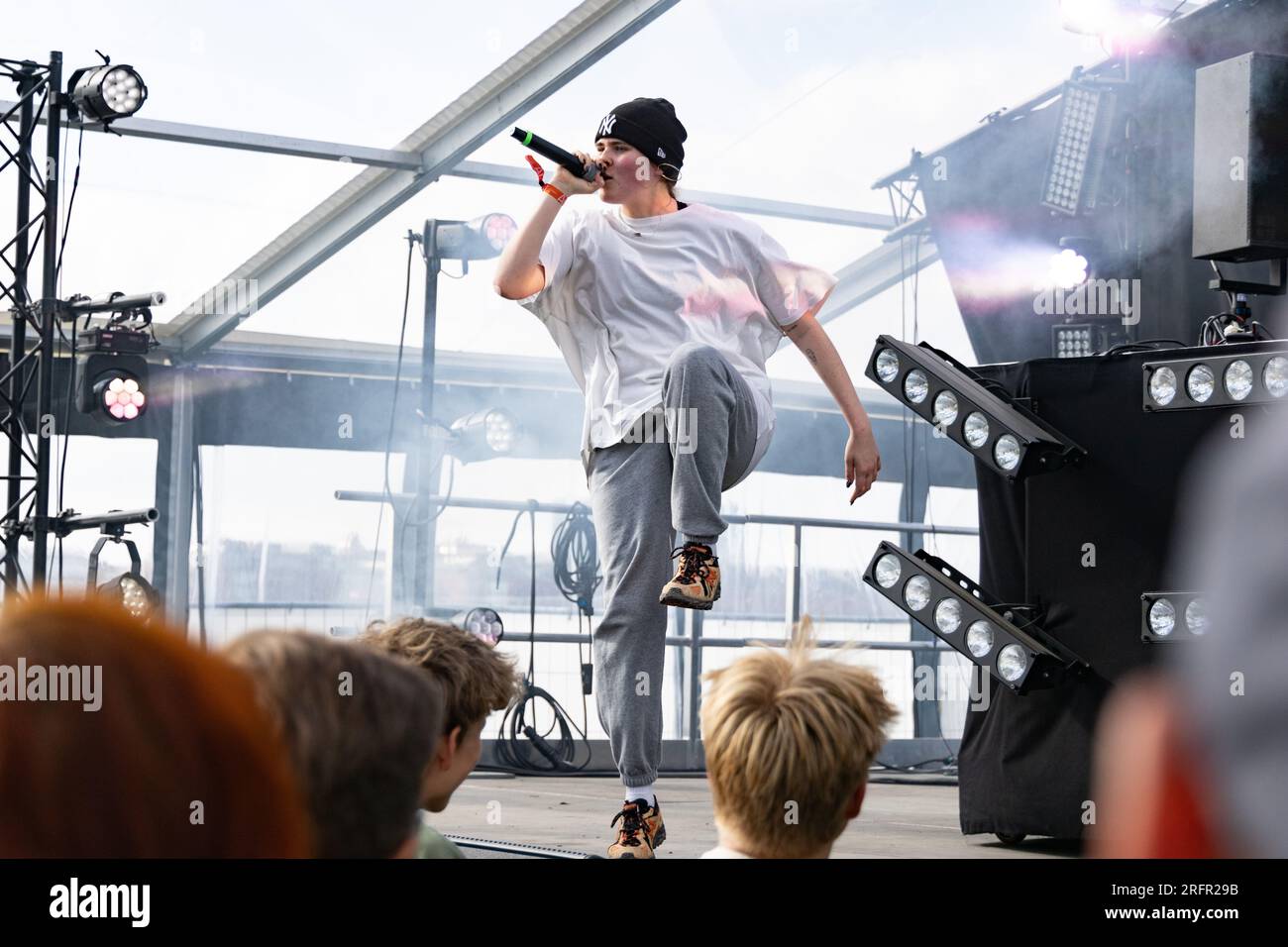 Copenhagen, Denmark. 04th Aug, 2023. The English singer Venbee performs ...