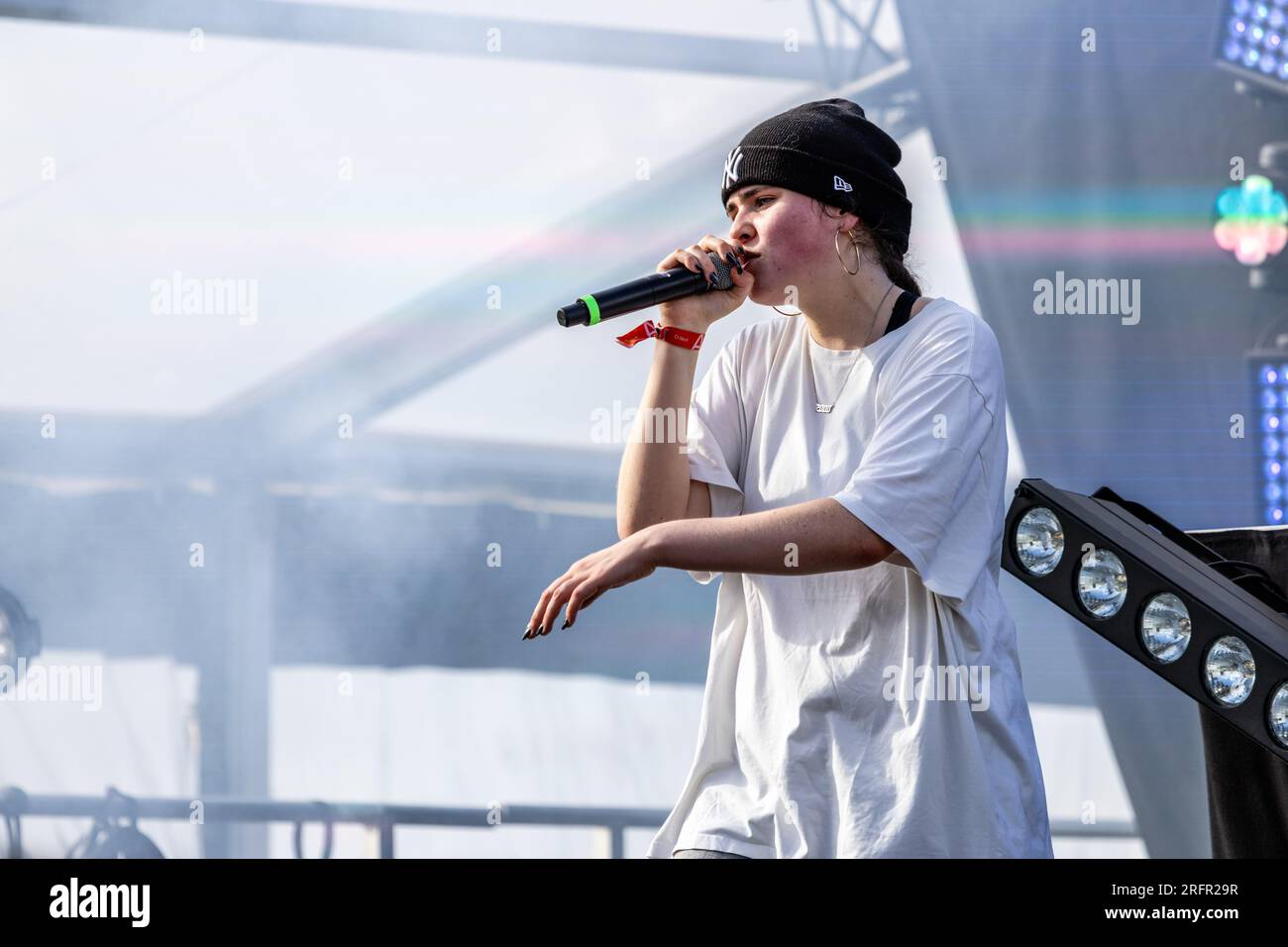 Copenhagen, Denmark. 04th Aug, 2023. The English singer Venbee performs ...