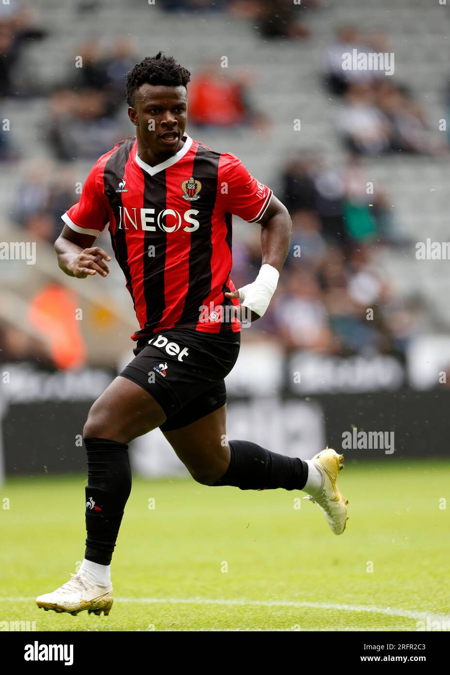 Nice's Youssouf Ndayishimiye during the Sela Cup match at St. James ...