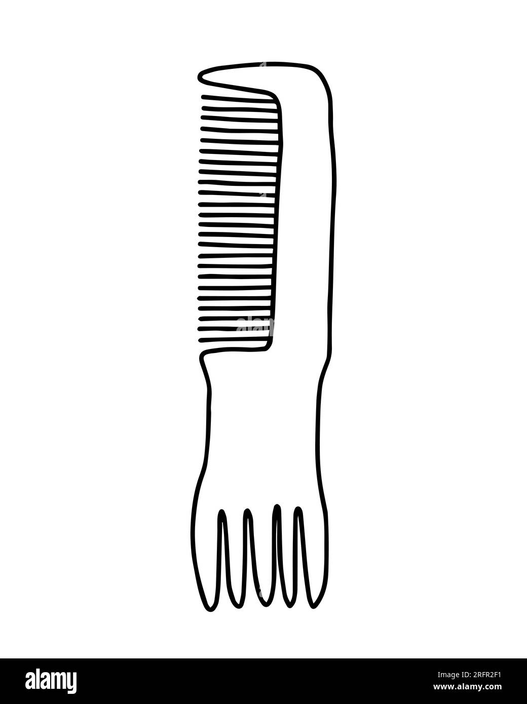Comb Pencil Sketch
