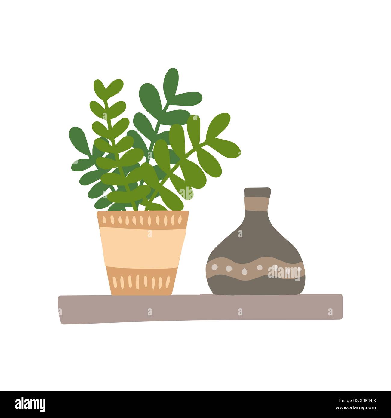 Houseplants shelf Cut Out Stock Images & Pictures - Alamy