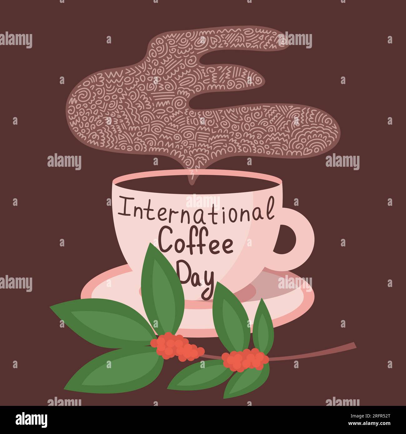 coffee cup with smoke Stock Vector Image & Art - Alamy