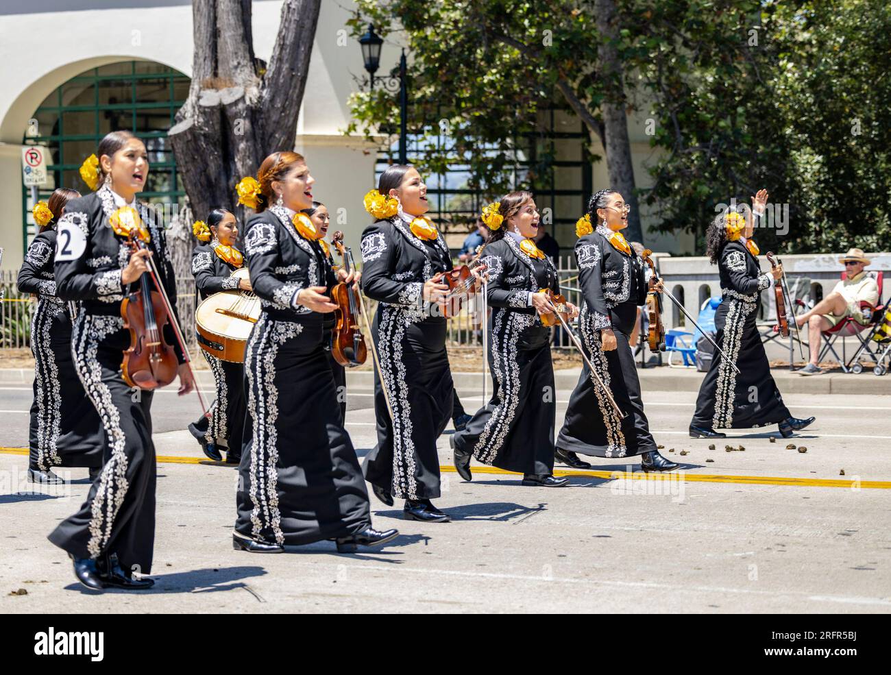 Santa Barbara, USA. 04th Aug, 2023. Old Spanish Day, Fiesta Historical ...