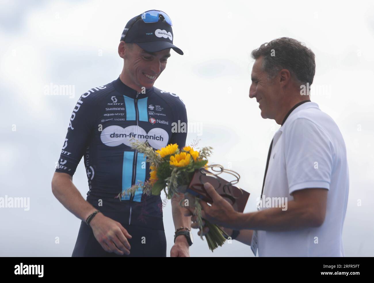 BARDET Romain of Team dsm - firmenich and Miguel Indurain Winner during ...
