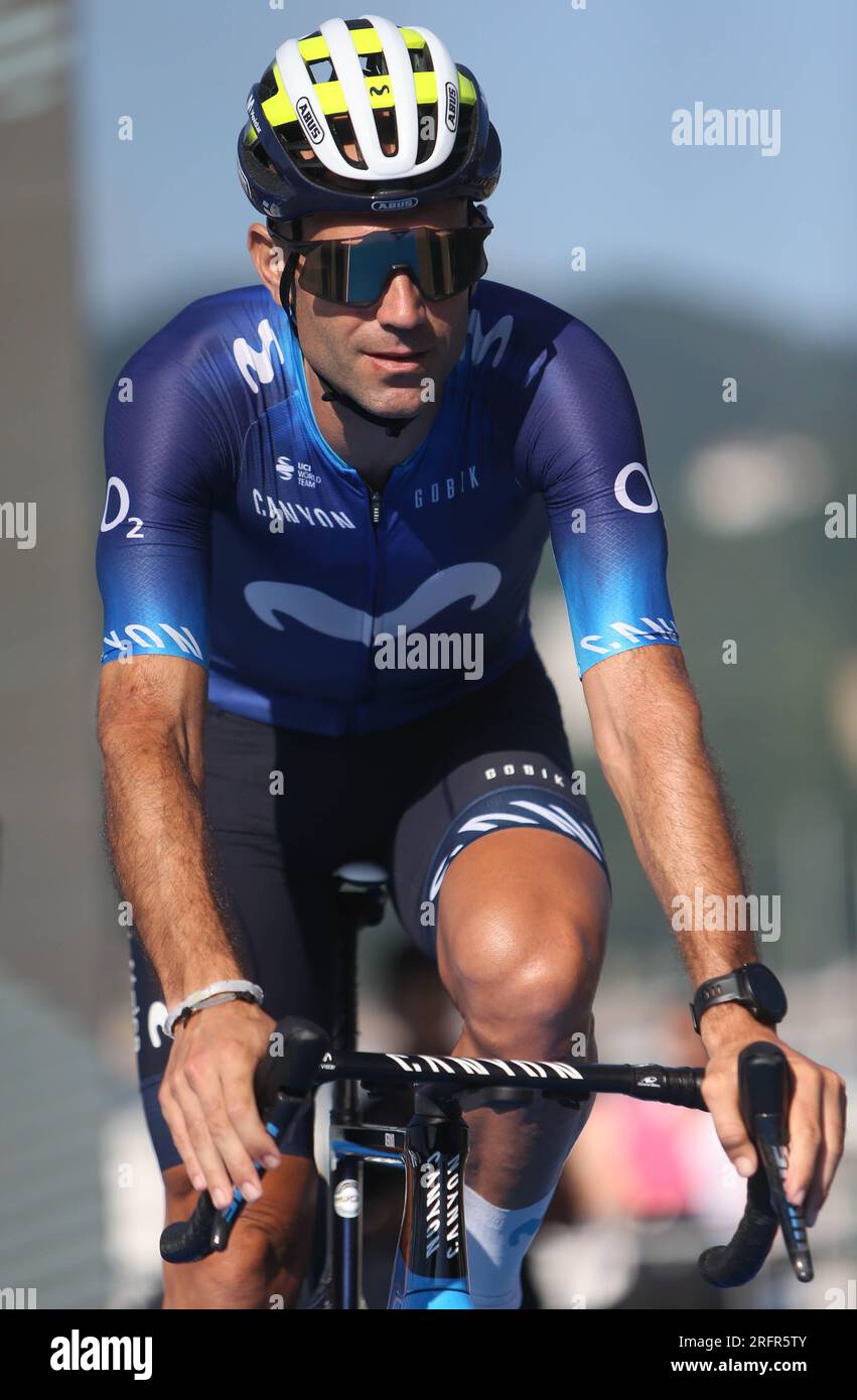 Movistar Team Winner during the Clasica San Sebastian 2023, UCI World ...
