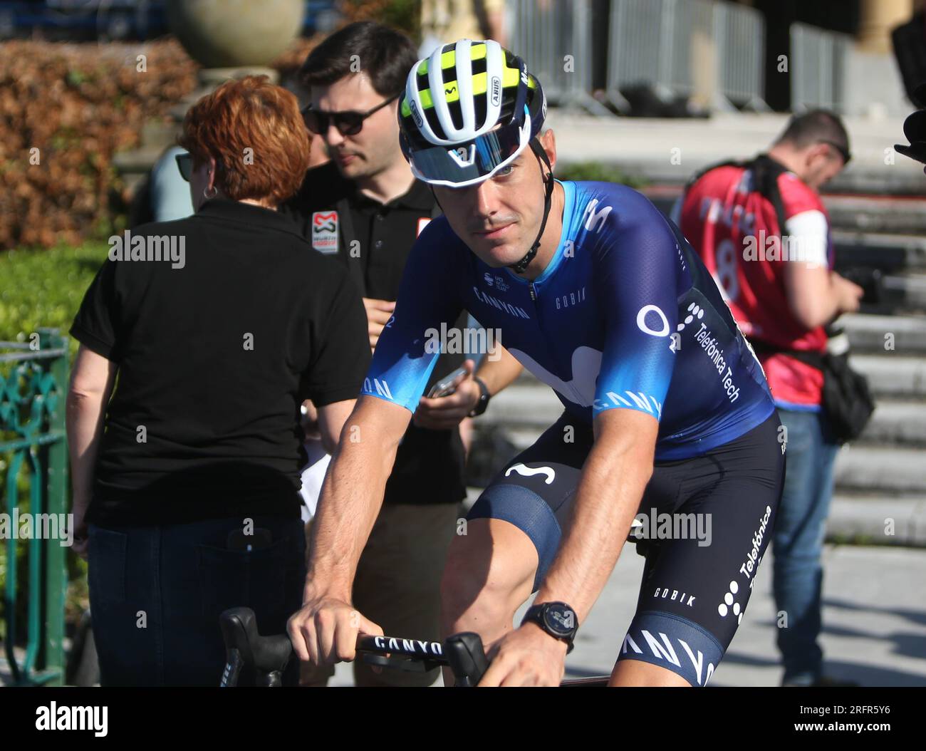 Movistar Team Winner during the Clasica San Sebastian 2023, UCI World ...