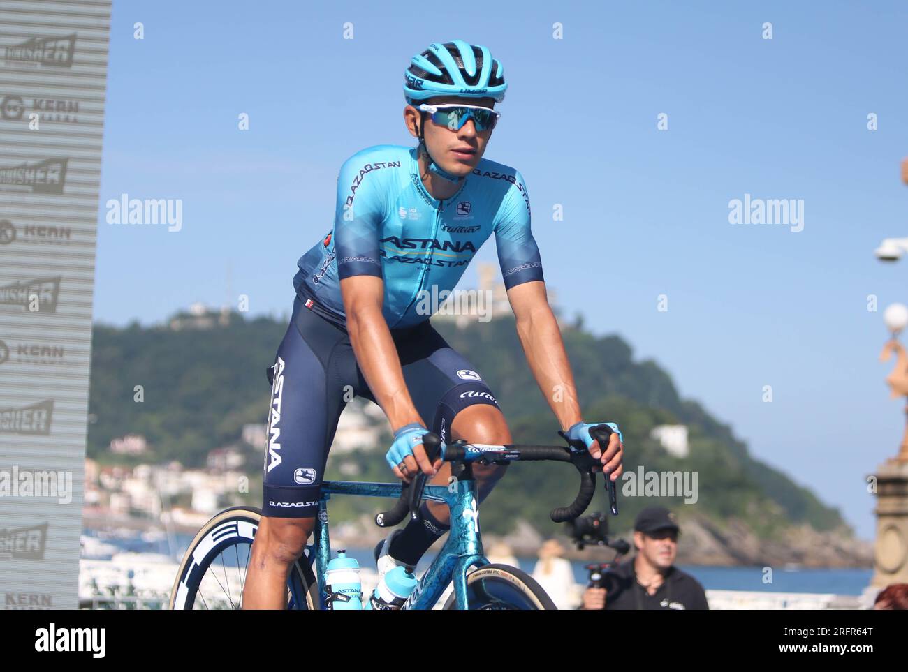 Astana Qazaqstan Team Winner during the Clasica San Sebastian 2023, UCI World Tour cycling race ...