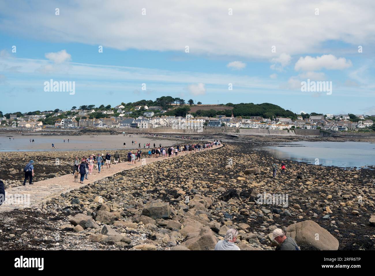 Causeway, St. Michaels Mount Stock Photo - Alamy