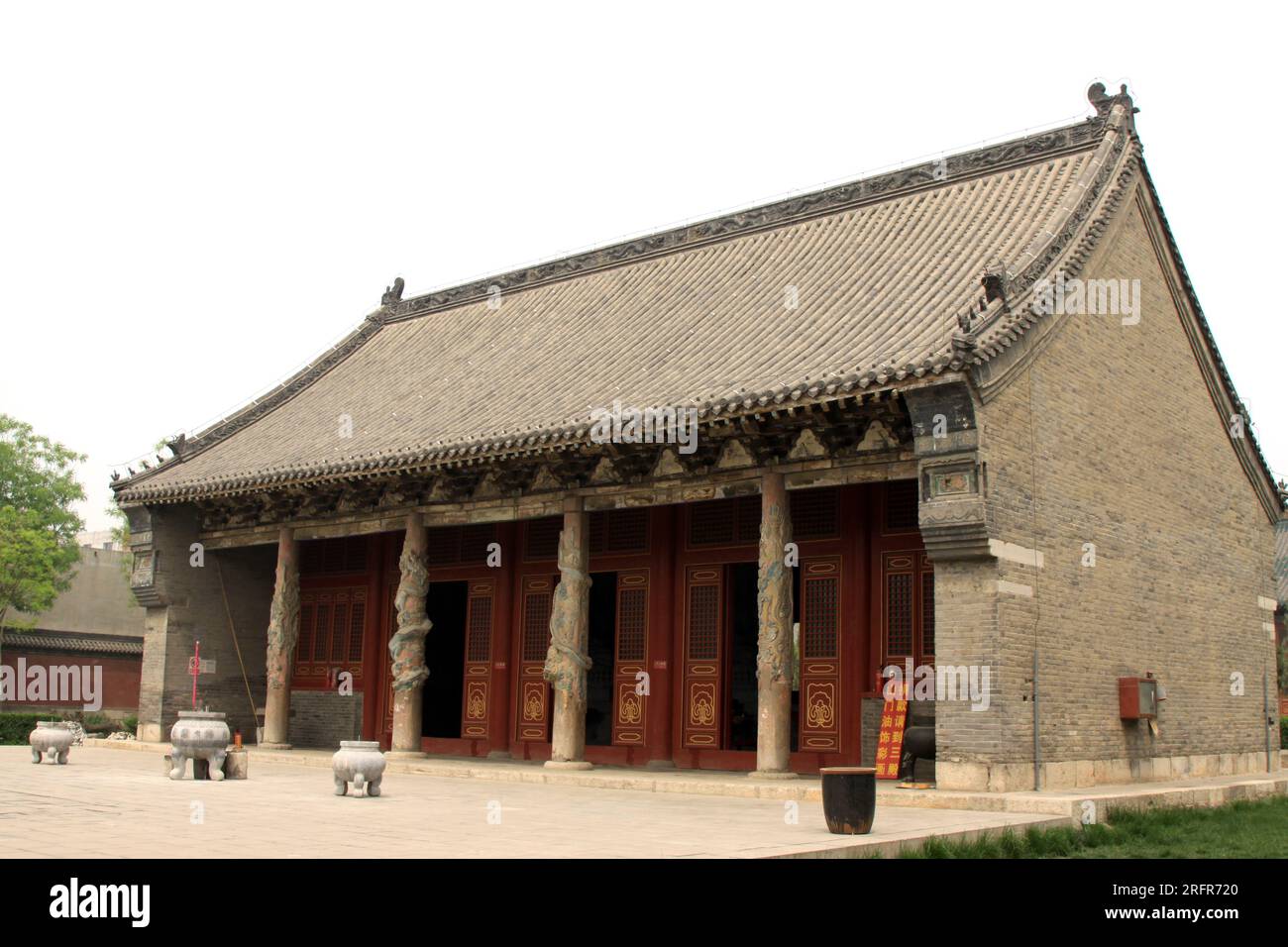ancient Chinese traditional architectural style, north china Stock ...