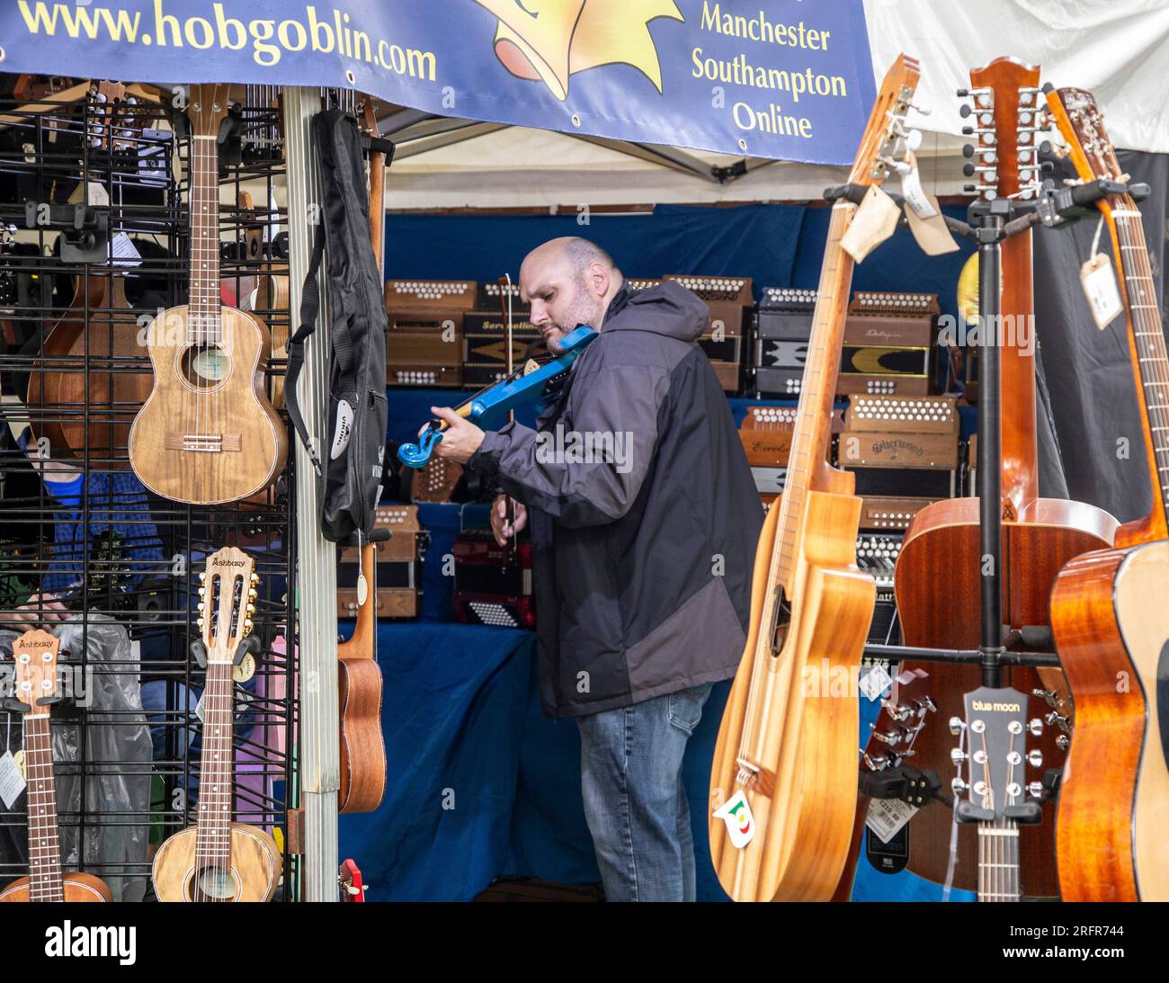 Sidmouth, 5th Aug 23 An opportunity to try out new instruments at ...