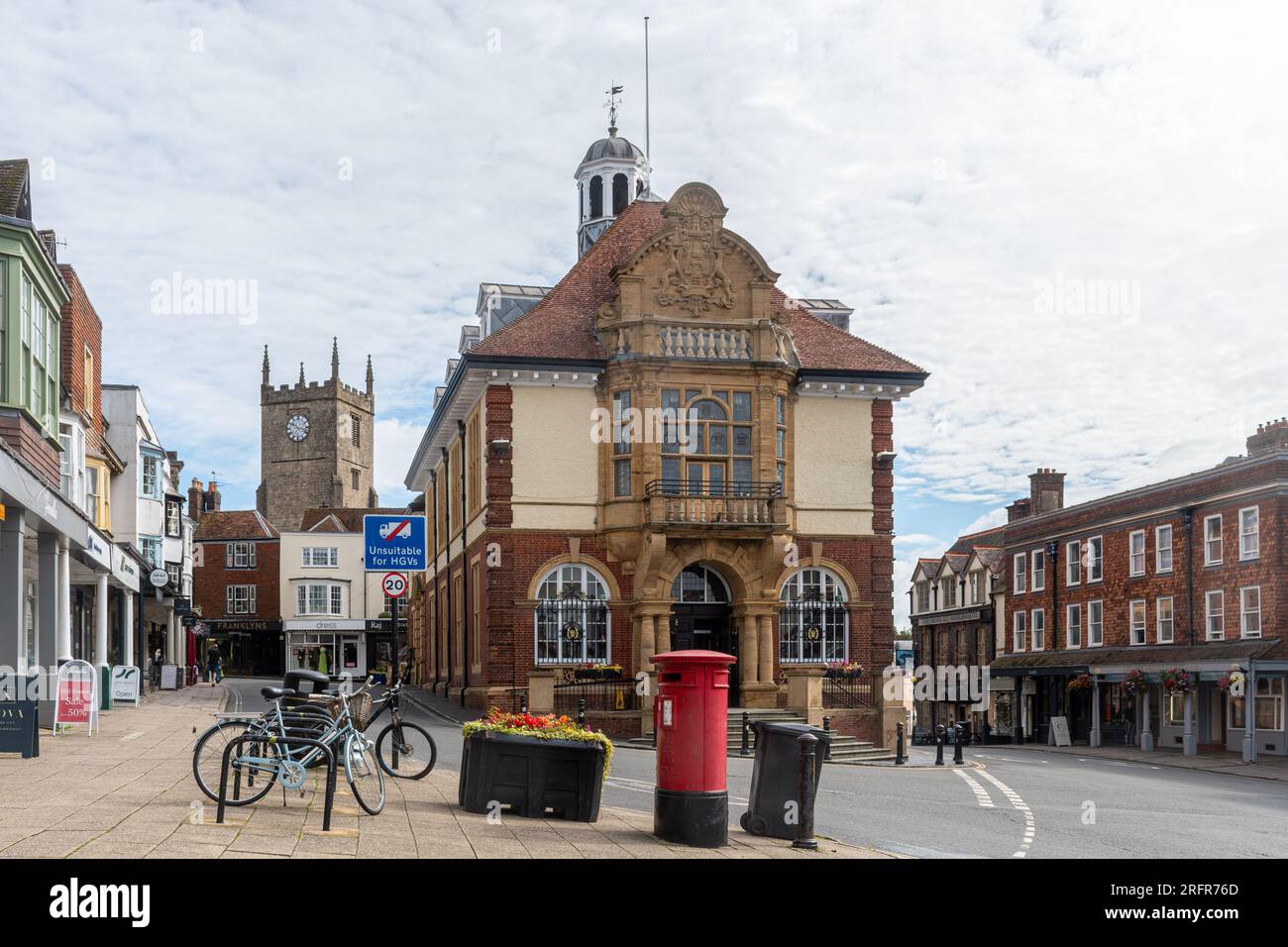 Marlborough Town Hall on the High Street in Marlborough, Wiltshire ... Marlborough Town Hall on the High Street in Marlborough, Wiltshire ...