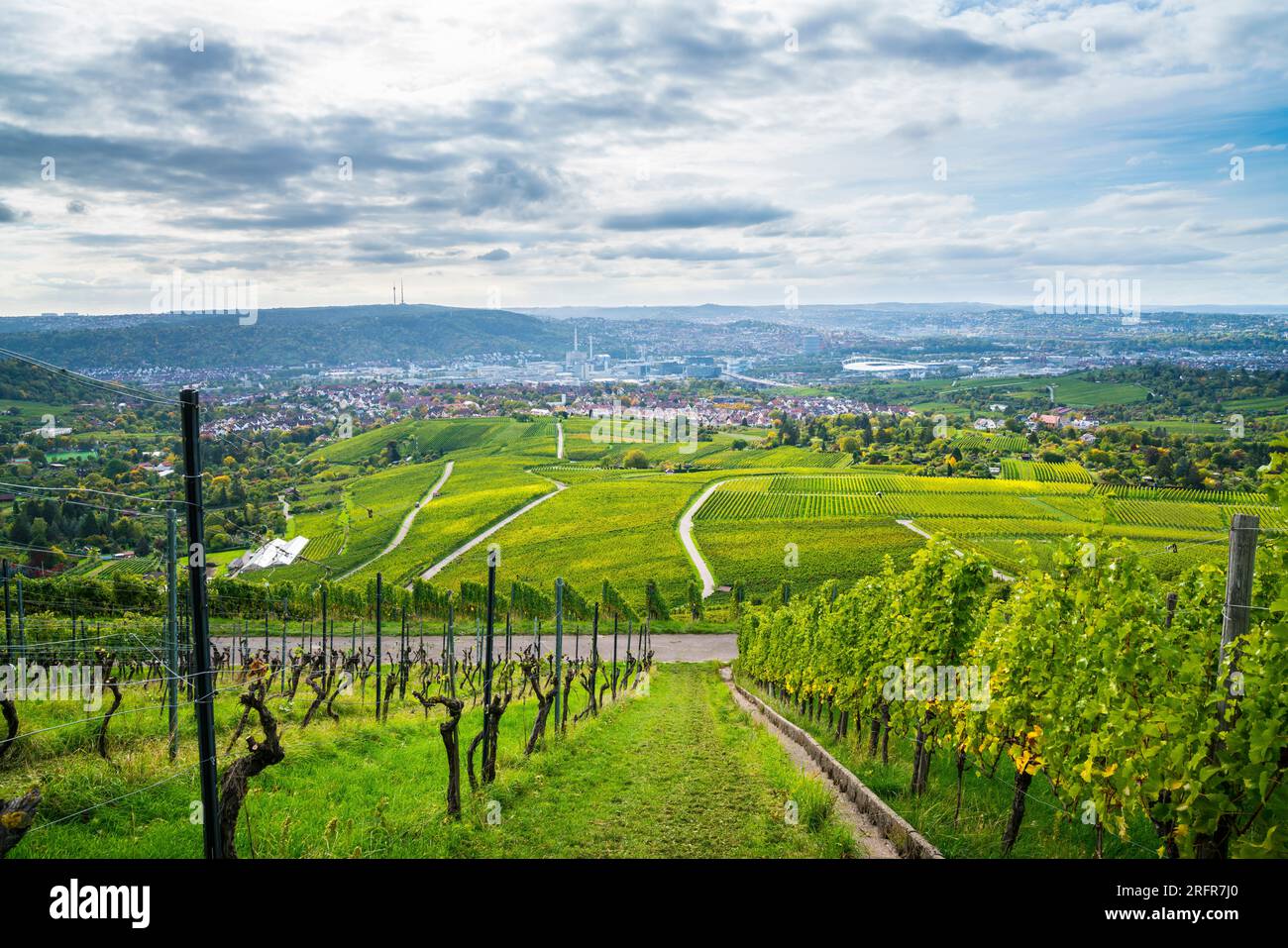 Stuttgart stuttgart arena view aerial hi-res stock photography and ...