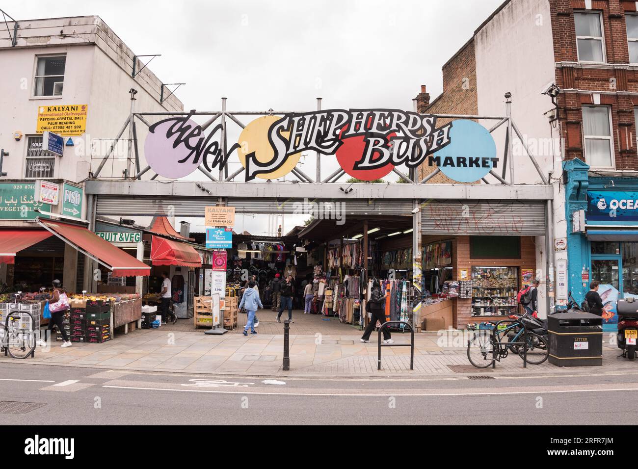 The New Shepherd's Bush Market signage, Shepherds Bush Market - a ...