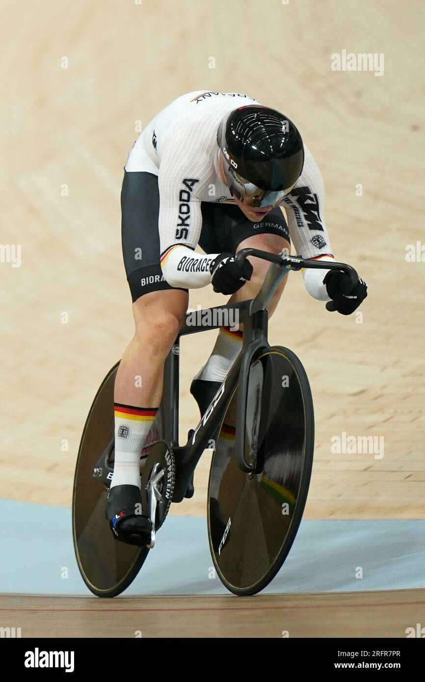 Germany's Willy Leonhard Weinrich competes in the Men's Elite Sprint ...