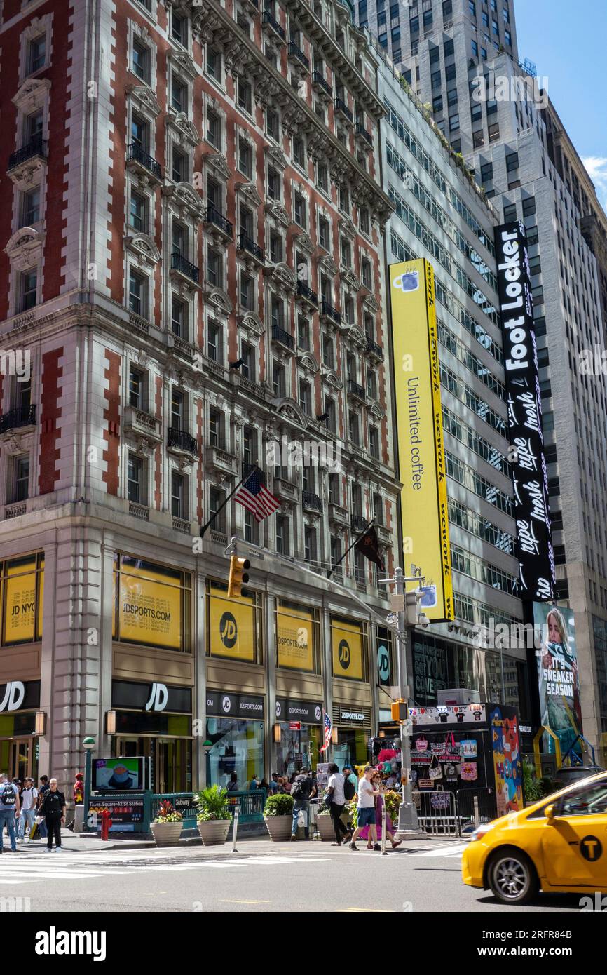 Knickerbocker Hotel, W.42nd Street, Times Square, New York City, USA ...