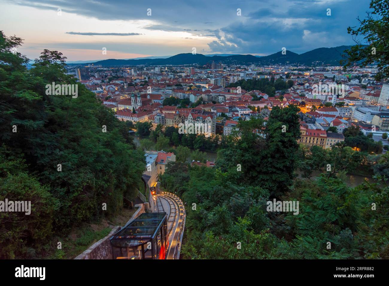 Funicular schlossbergbahn hi-res stock photography and images - Alamy