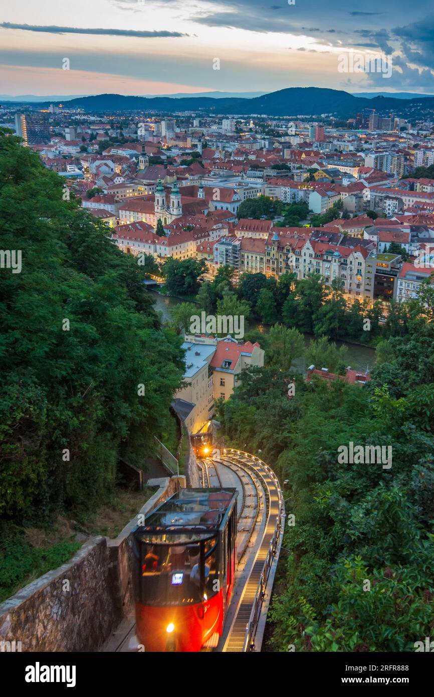 Funicular schlossbergbahn hi-res stock photography and images - Alamy
